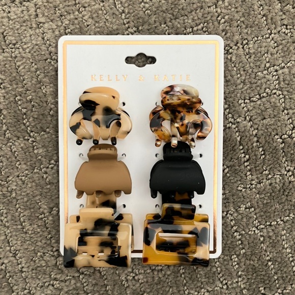 Anthropologie | Accessories | 6 Pack Mini Claw Clips Tortoise | Poshmark